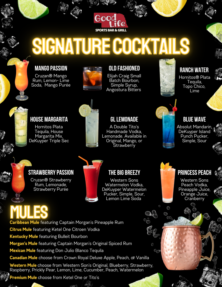 Good Life Sports Bar & Grill - Omaha, Elkhorn, Papillion & Gretna